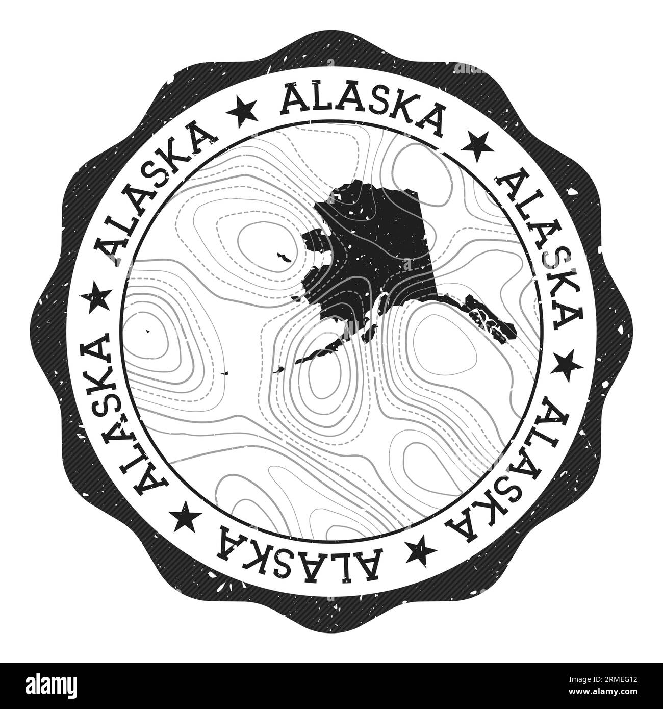Old map of alaska Black and White Stock Photos & Images - Alamy