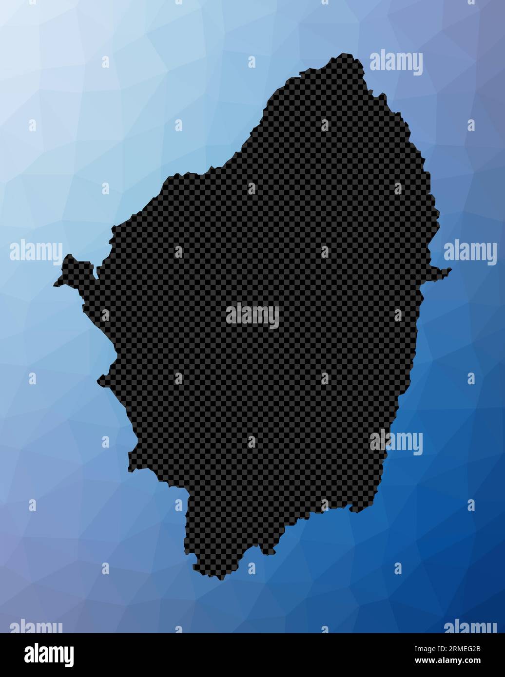 Naxos geometric map. Stencil shape of Naxos in low poly style. Artistic ...