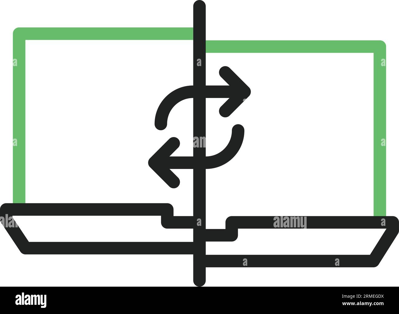 Sharing share communication connection Stock Vector Images - Alamy