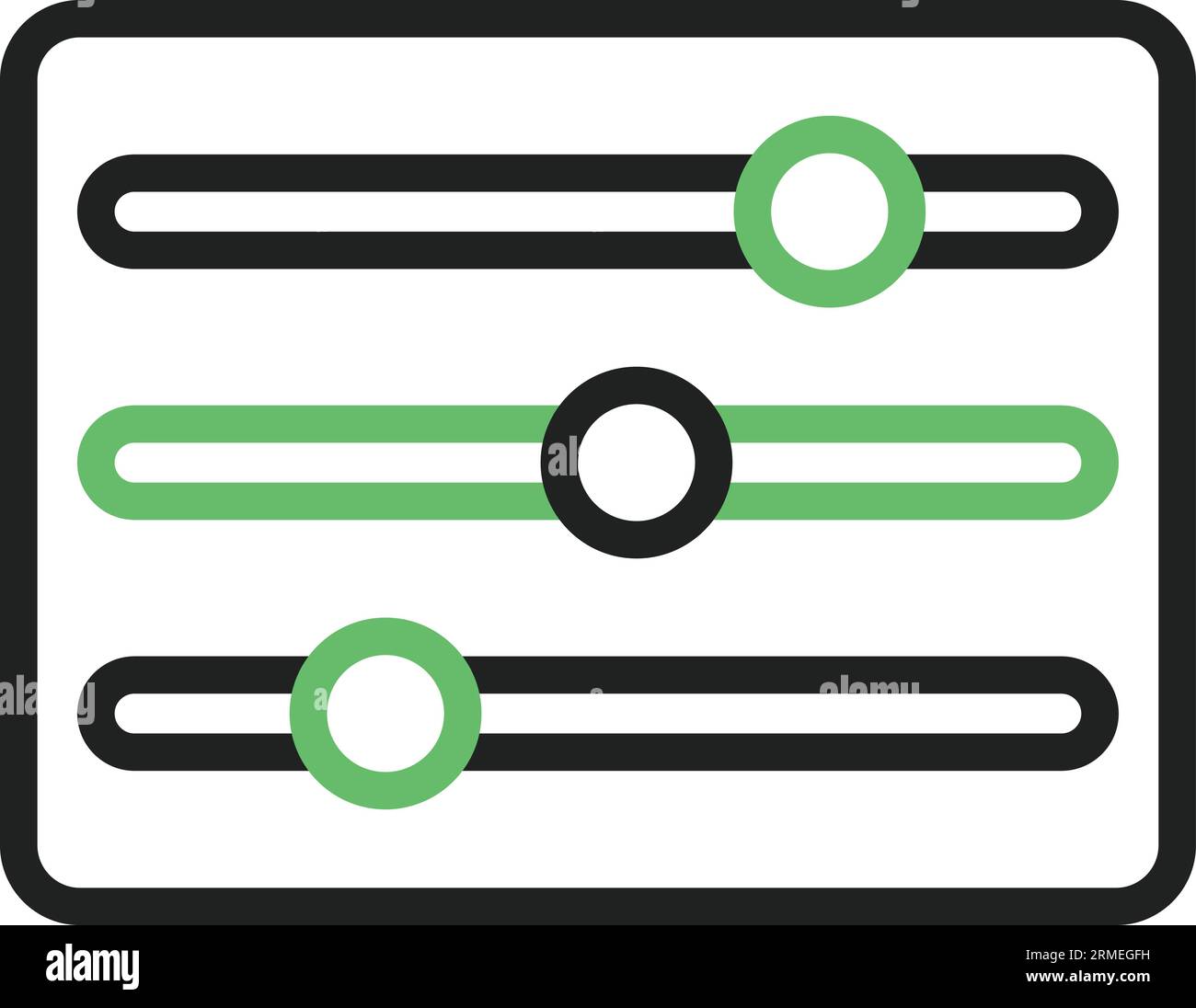 Slider adjustment Cut Out Stock Images & Pictures - Alamy
