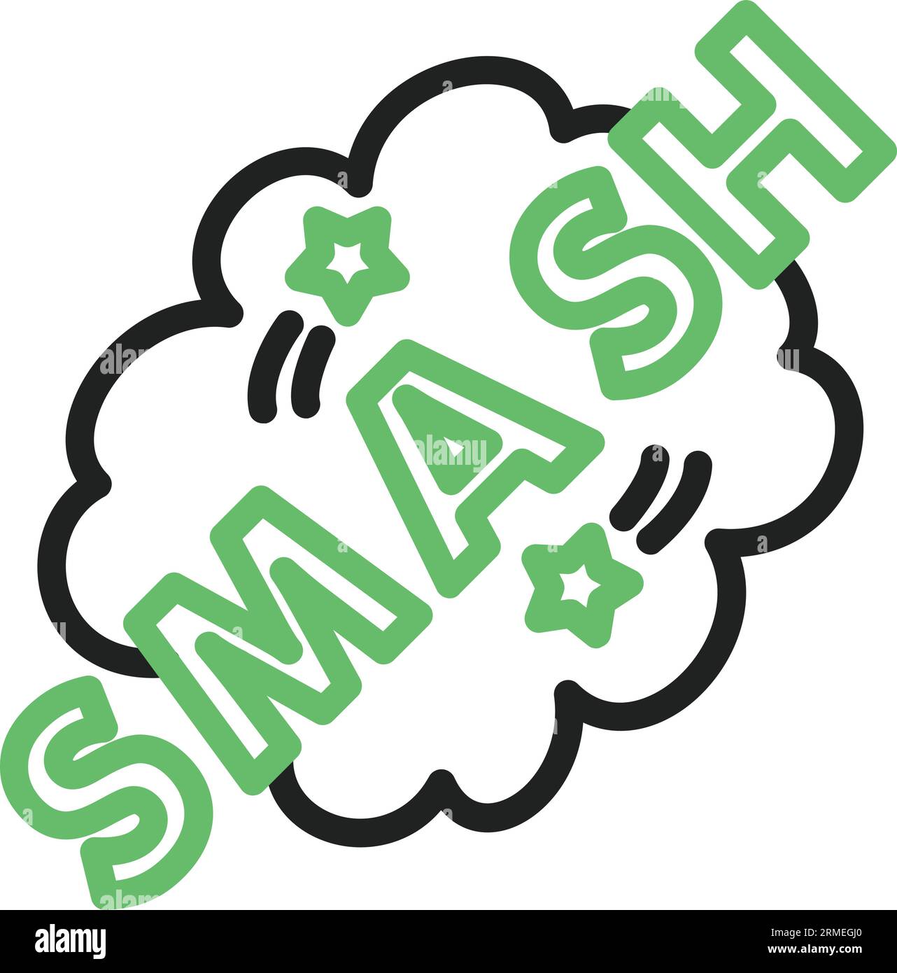 Smash Bubble Icon Image Stock Vector Image & Art - Alamy