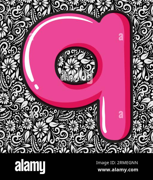 Alphabet Small Letter Q , Alphabet Letter Design, Alphabet Letter ...