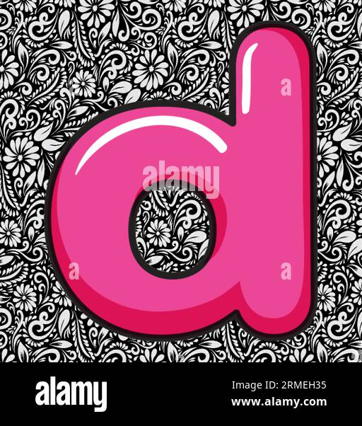 Alphabet Small Letter D , Alphabet Letter Design, Alphabet Letter ...