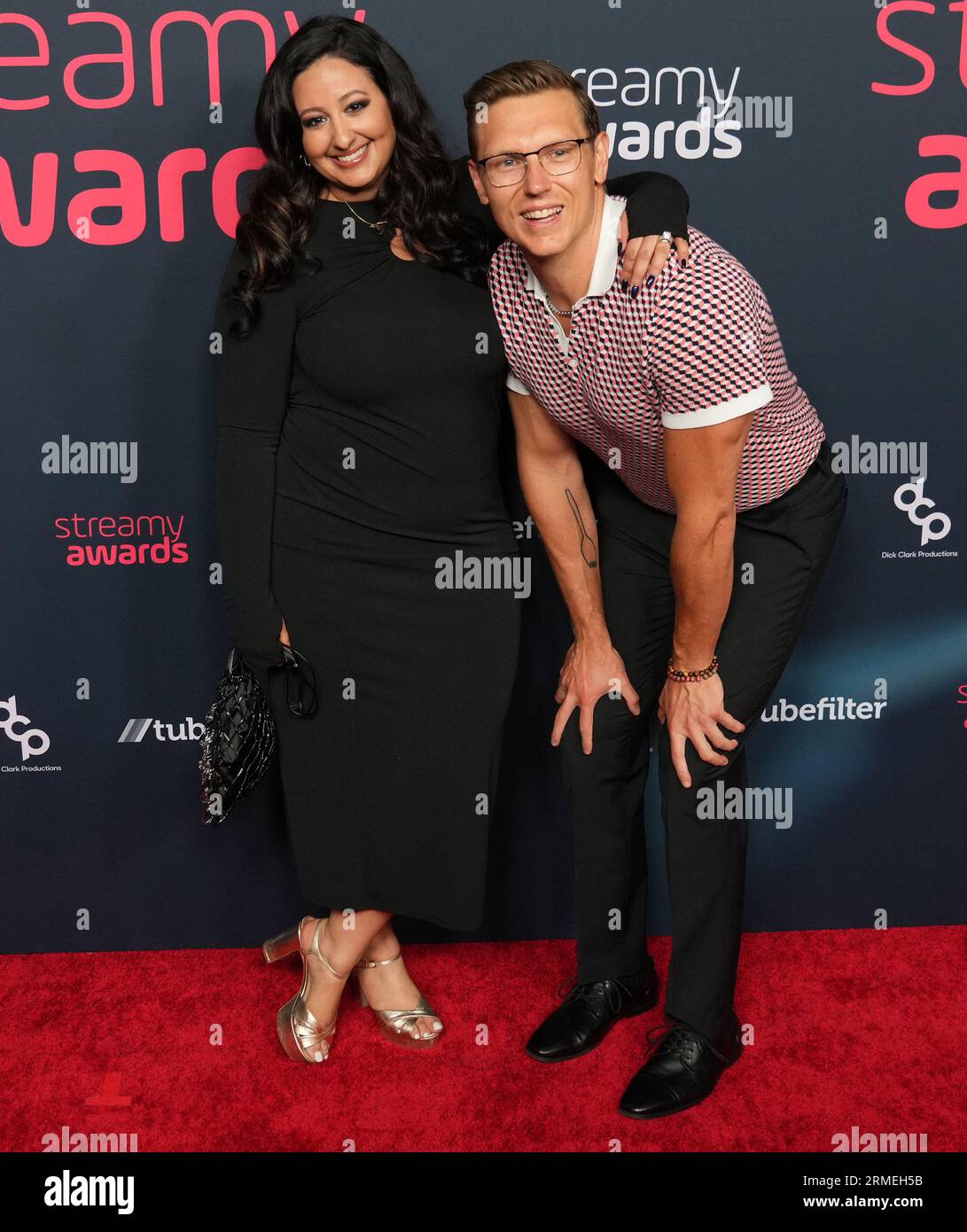 Los Angeles, USA. 27th Aug, 2023. (L-R) Nicole Enayati and Zach ...