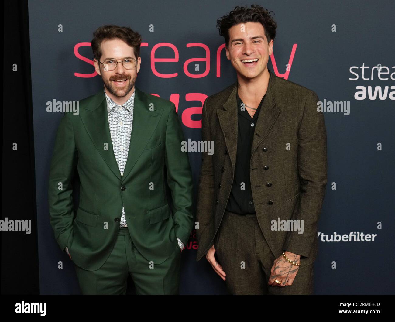 Ian Hecox And Anthony Padilla With Flamingo