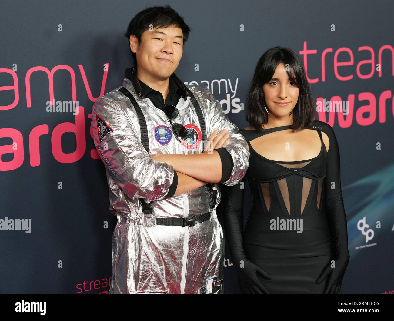 Los Angeles, USA. 27th Aug, 2023. (L-R) Allen Pan and Estefannie ...