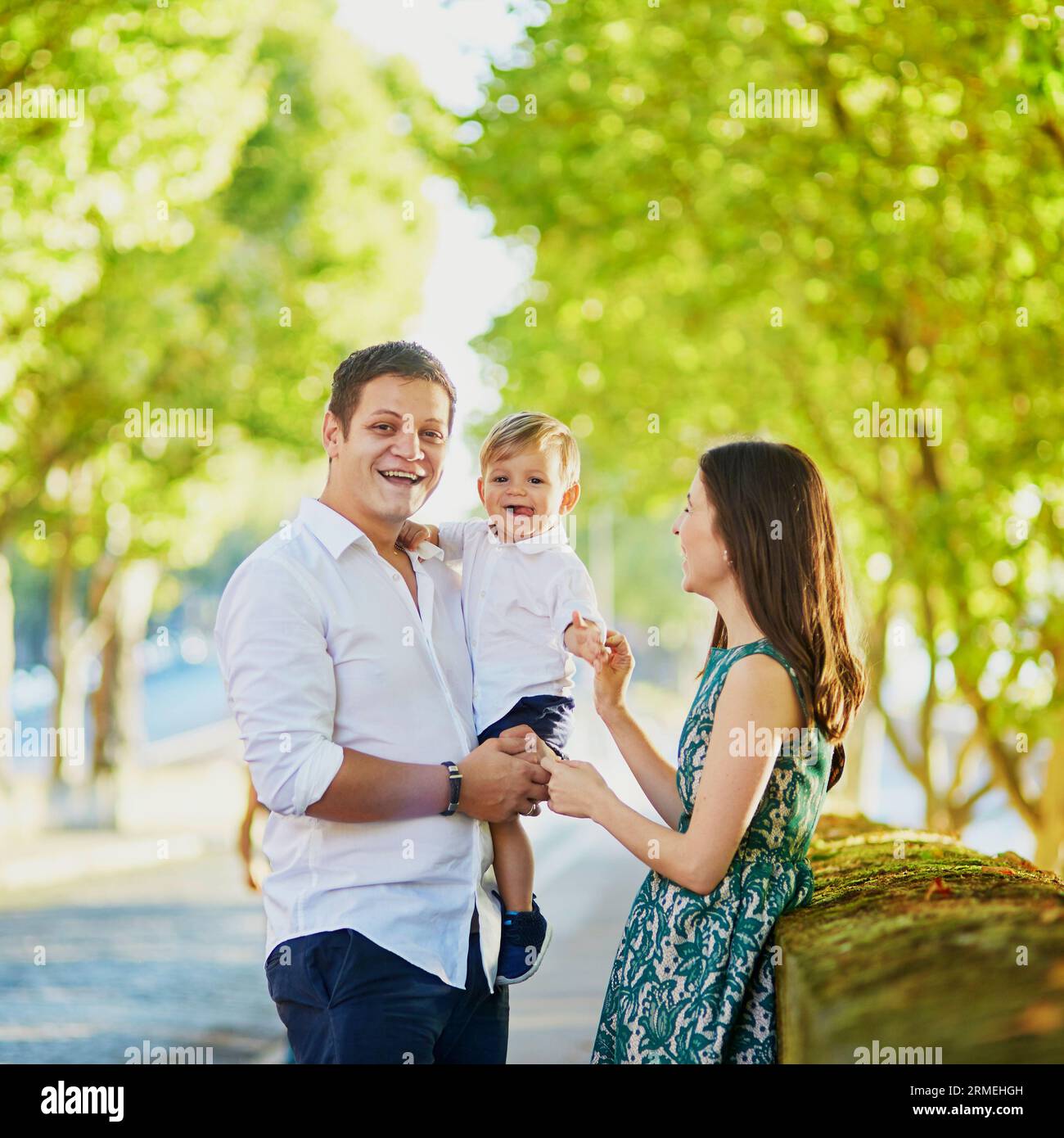 Happy family vacation france hi-res stock photography and images - Alamy