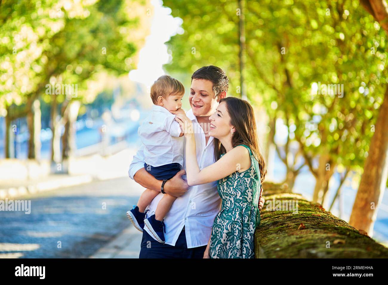 Happy family vacation france hi-res stock photography and images - Alamy