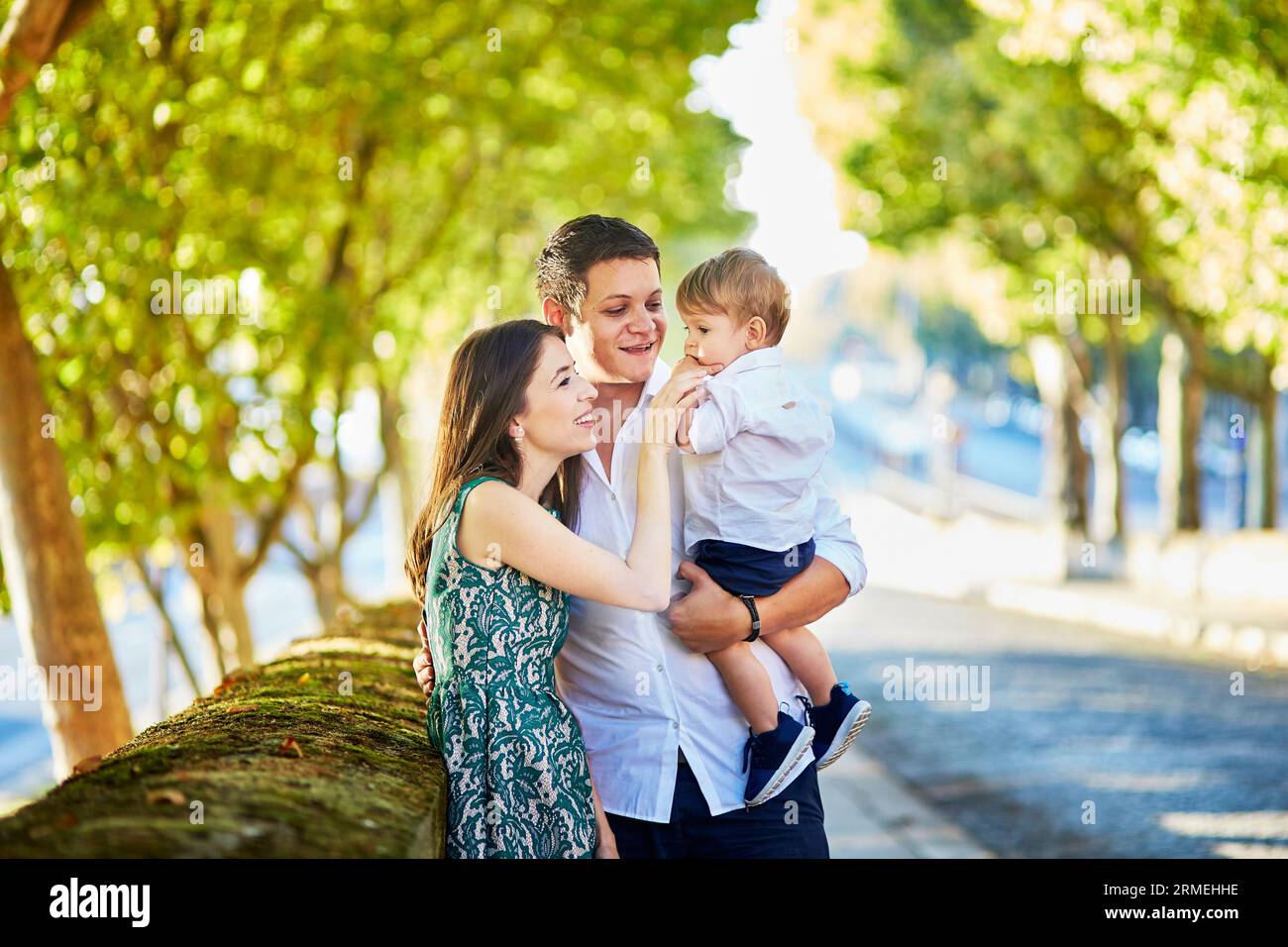 Happy family vacation france hi-res stock photography and images - Alamy