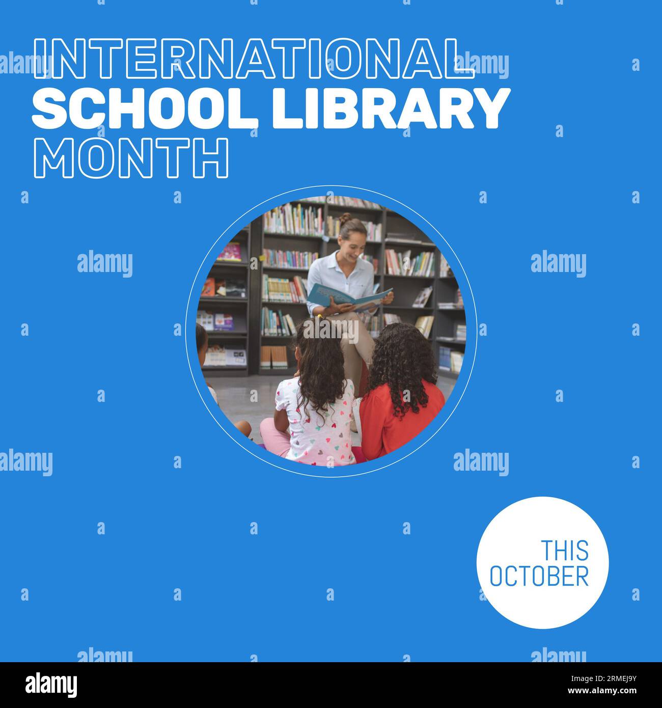 This october, international school library month text and diverse ...