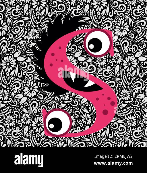 Alphabet Letter S, Alphabet Letter Design, Alphabet Letter illustration ...