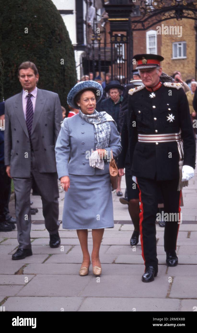 Princess Margaret at Tewksbury Abbey 6th April 1997 Photo by The ...