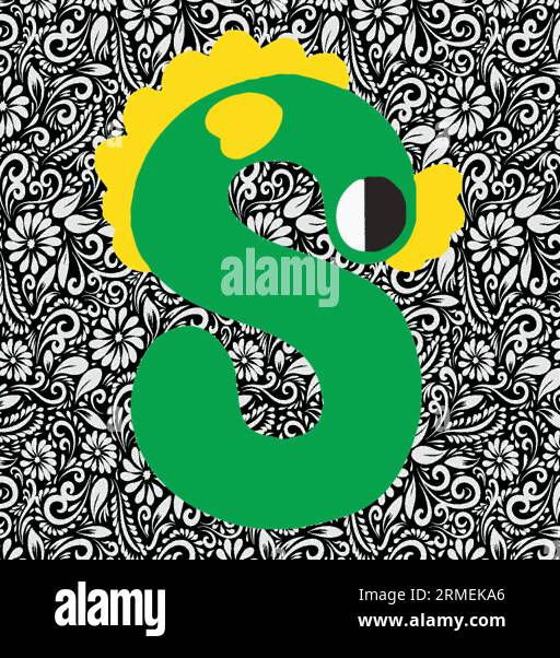 Alphabet Letter S, Alphabet Letter Design, Alphabet Letter illustration ...