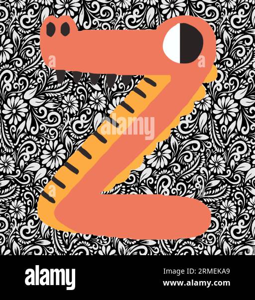 Alphabet Letter Z, Alphabet Letter Design, Alphabet Letter illustration ...