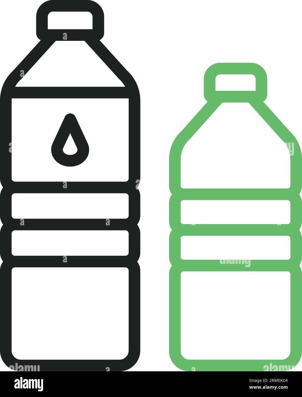 Drink bottles in water Stock Vector Images - Alamy