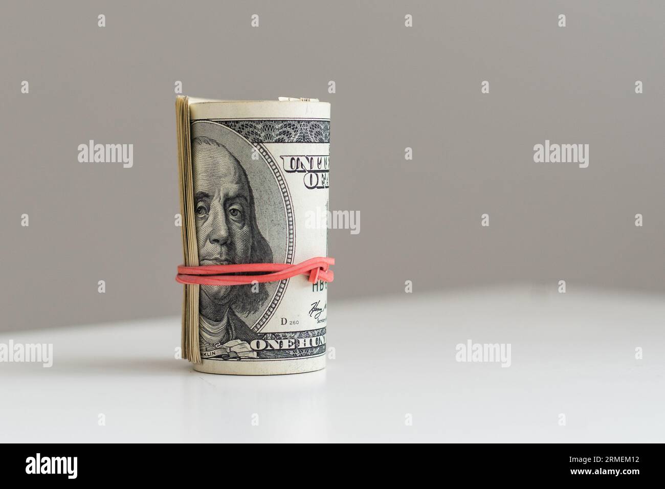 Bundles of one dollar bills hi-res stock photography and images - Alamy