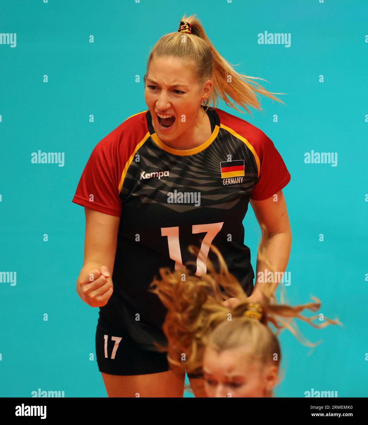 Dusseldorf, Deutschland. 21st Aug, 2023. firo : 21.08.2023 Volleyball ...