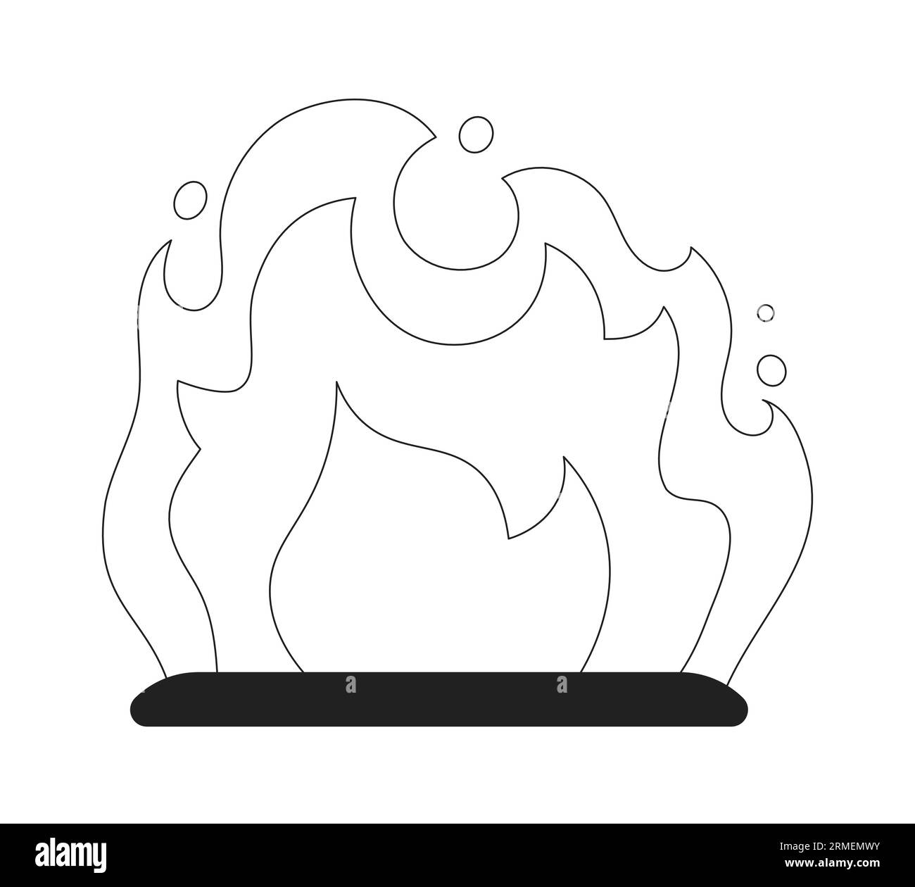 Wildfire monochrome flat vector object Stock Vector Image & Art - Alamy Wildfire monochrome flat vector object Stock Vector Image & Art - Alamy