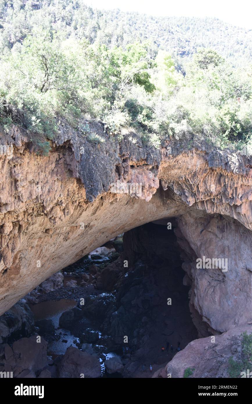 Largest natural travertine bridge hi-res stock photography and images ...