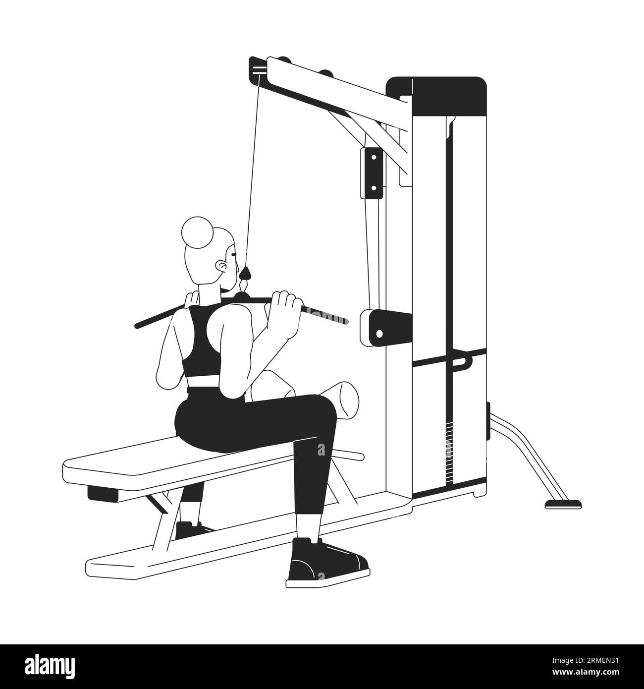 Illustration line drawing pulling hand hi-res stock photography and ...