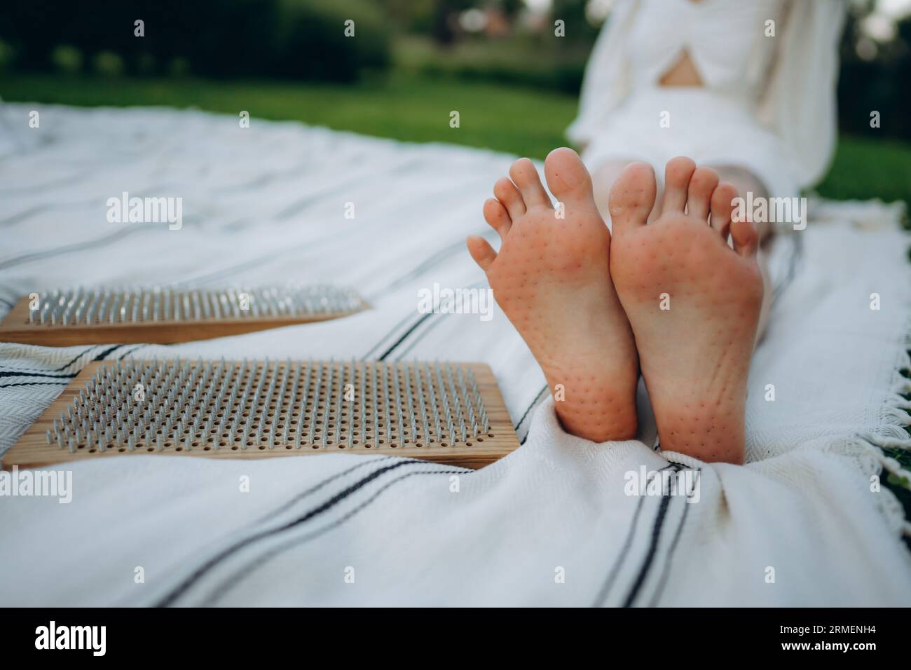 Foot after nails hi-res stock photography and images - Alamy