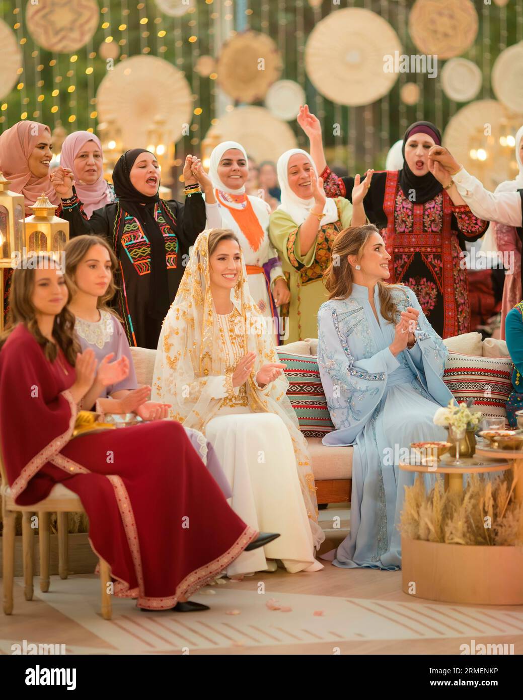 Amman, Jordanien. 22nd May, 2023. dinner party held by Queen Rania in ...