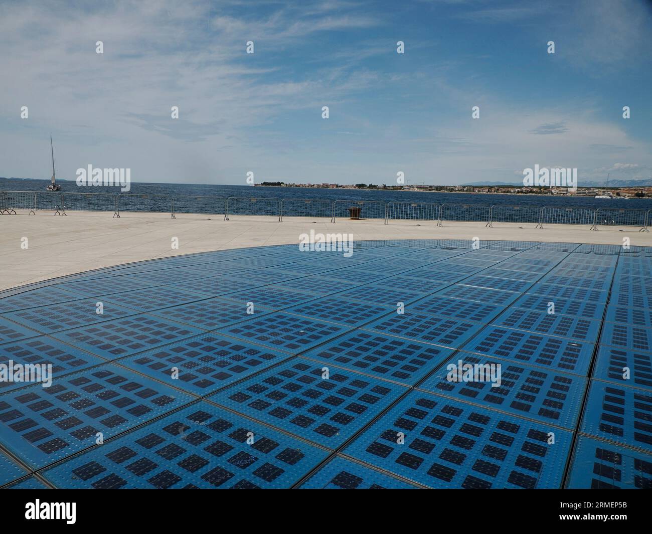 sea organ led mall zadar city croatia medieval town Stock Photo - Alamy