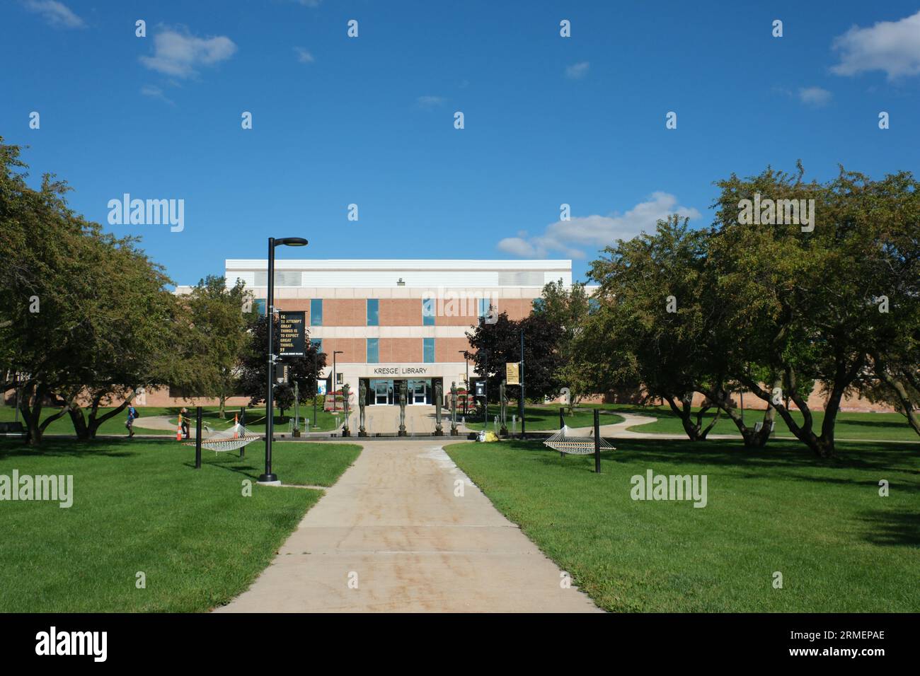Kresge Library at Oakland University Stock Photo - Alamy