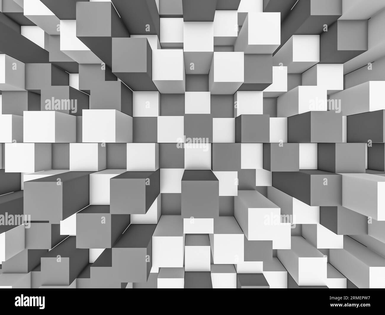 Illustration of abstract mosaic geometric background. 3d rendering ...