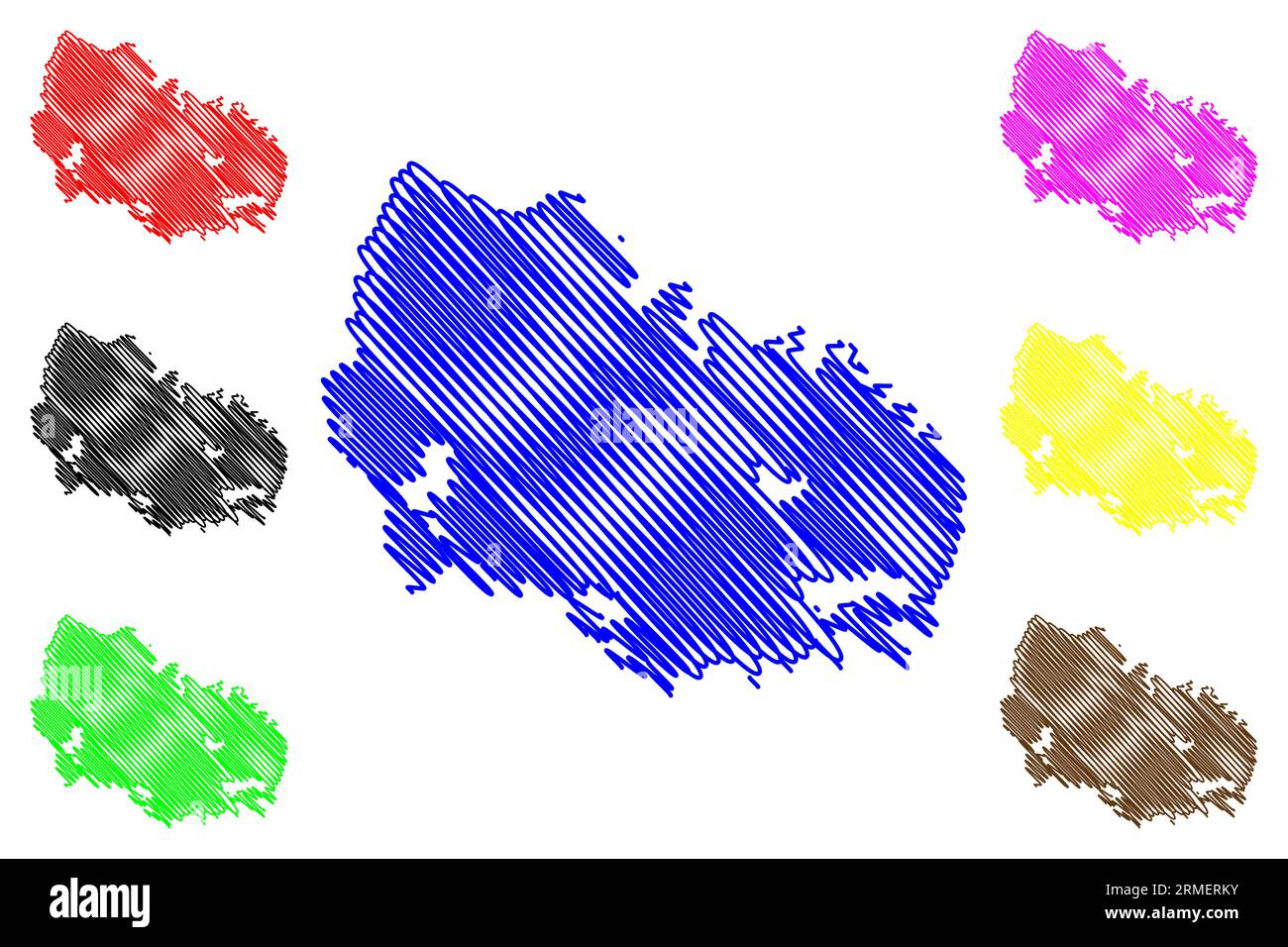 Lake Chott Melrhir (Africa, People's Democratic Republic of Algeria ...