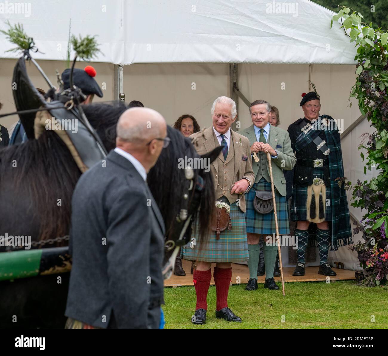 26 August 2023. Lonach Highland Games,Aberdeenshire,Scotland. This is ...