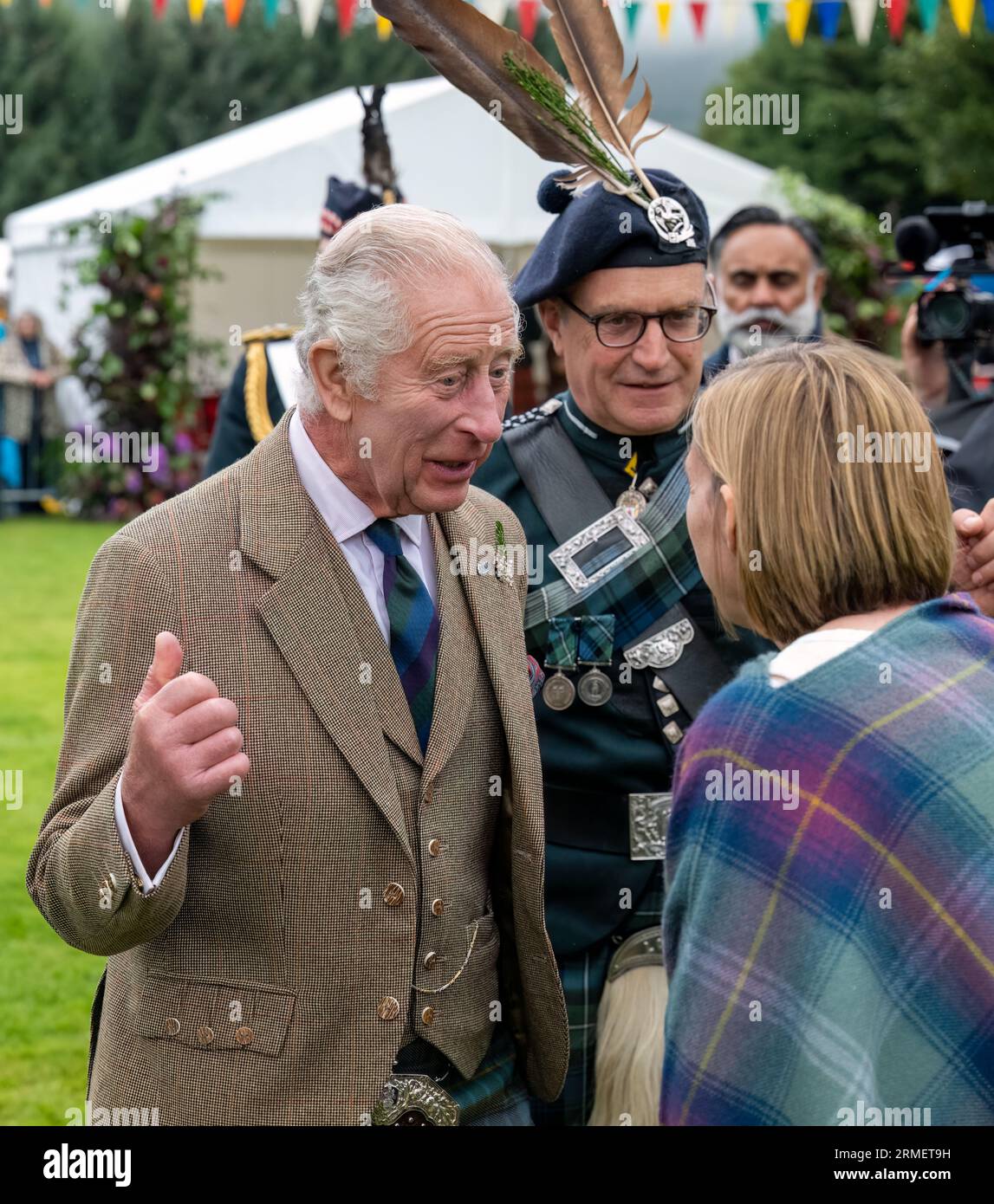 26 August 2023. Lonach Highland Games,Aberdeenshire,Scotland. This is ...