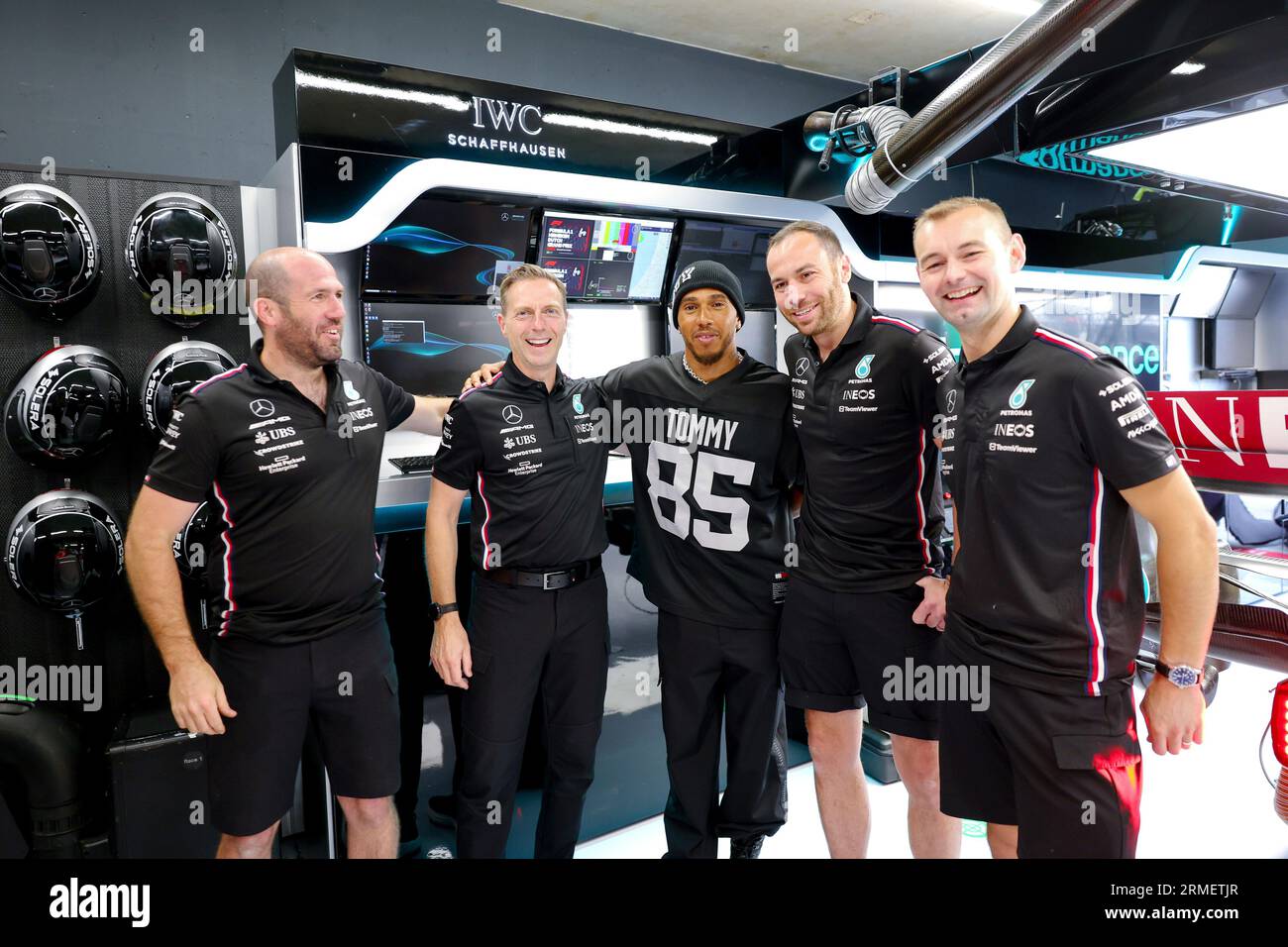 Matt Deane (GBR, Mercedes-AMG Petronas F1 Team), #44 Lewis Hamilton ...