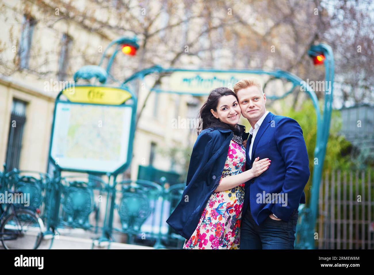 Romantic couple tenderly hugging hi-res stock photography and images ...