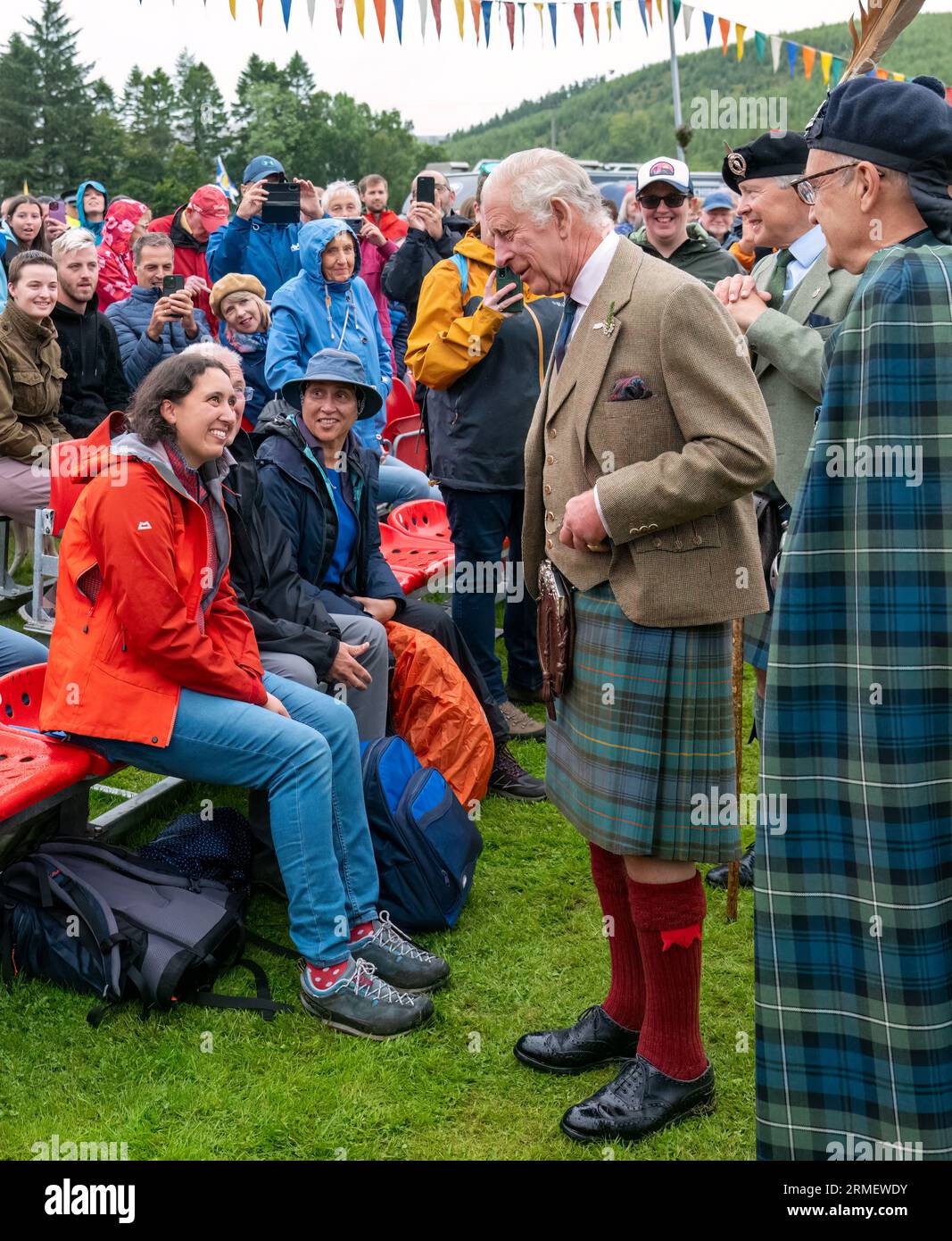 26 August 2023. Lonach Highland Games,Aberdeenshire,Scotland. This is ...