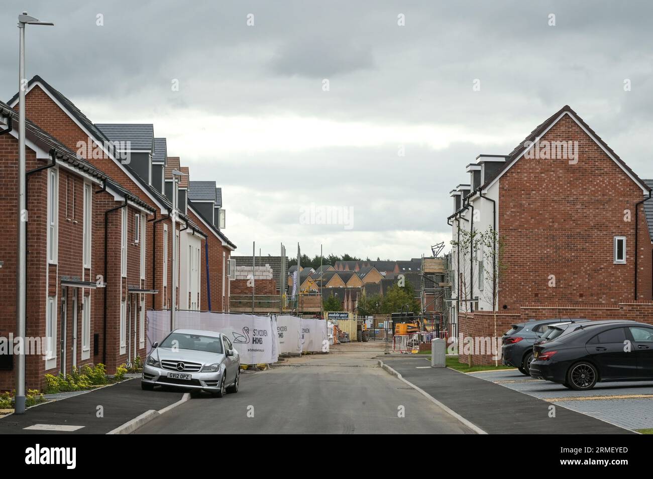 Longbridge, 28 August 2023 - New housing estates continue to be built ...