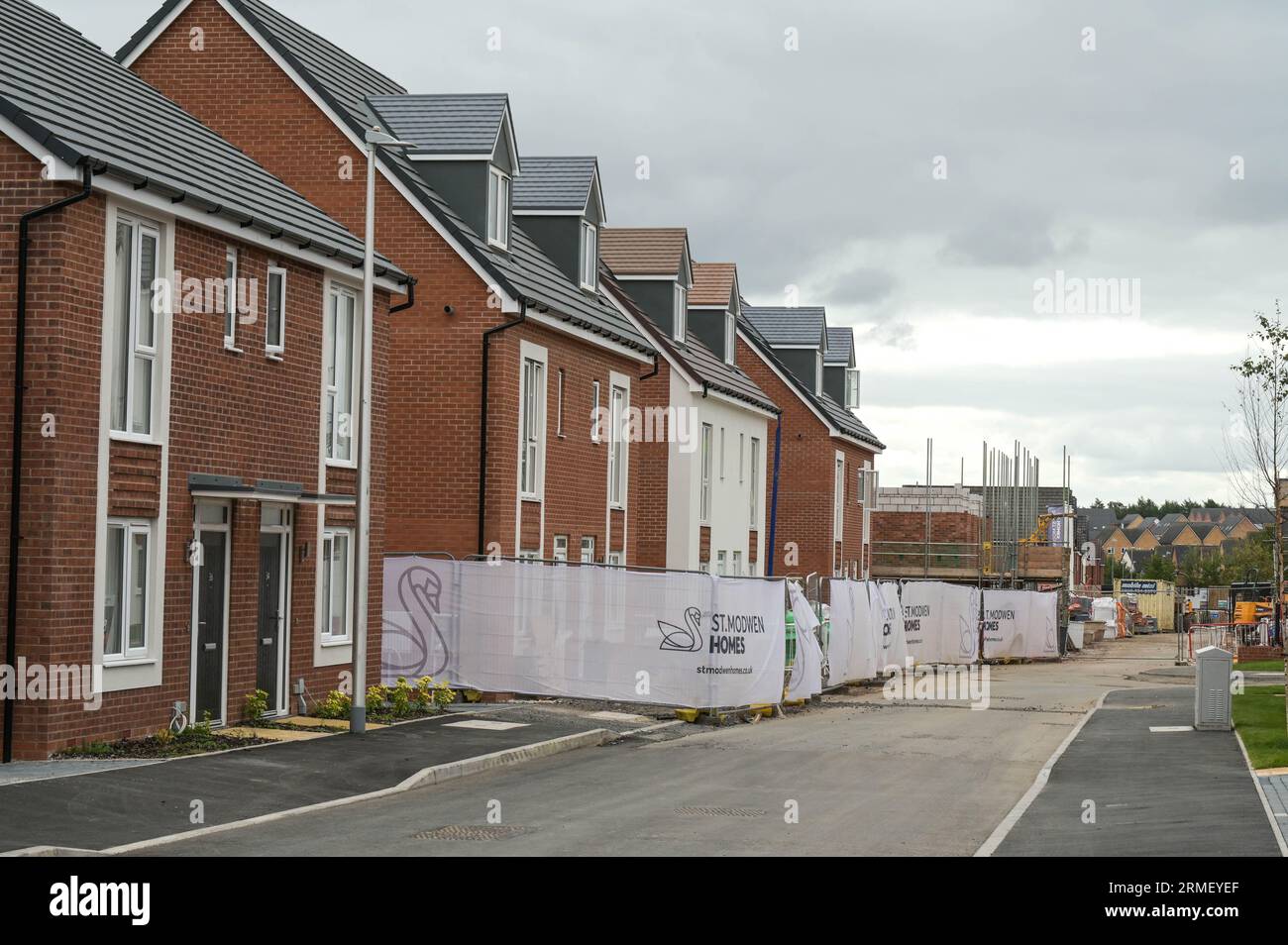 Longbridge, 28 August 2023 - New housing estates continue to be built ...