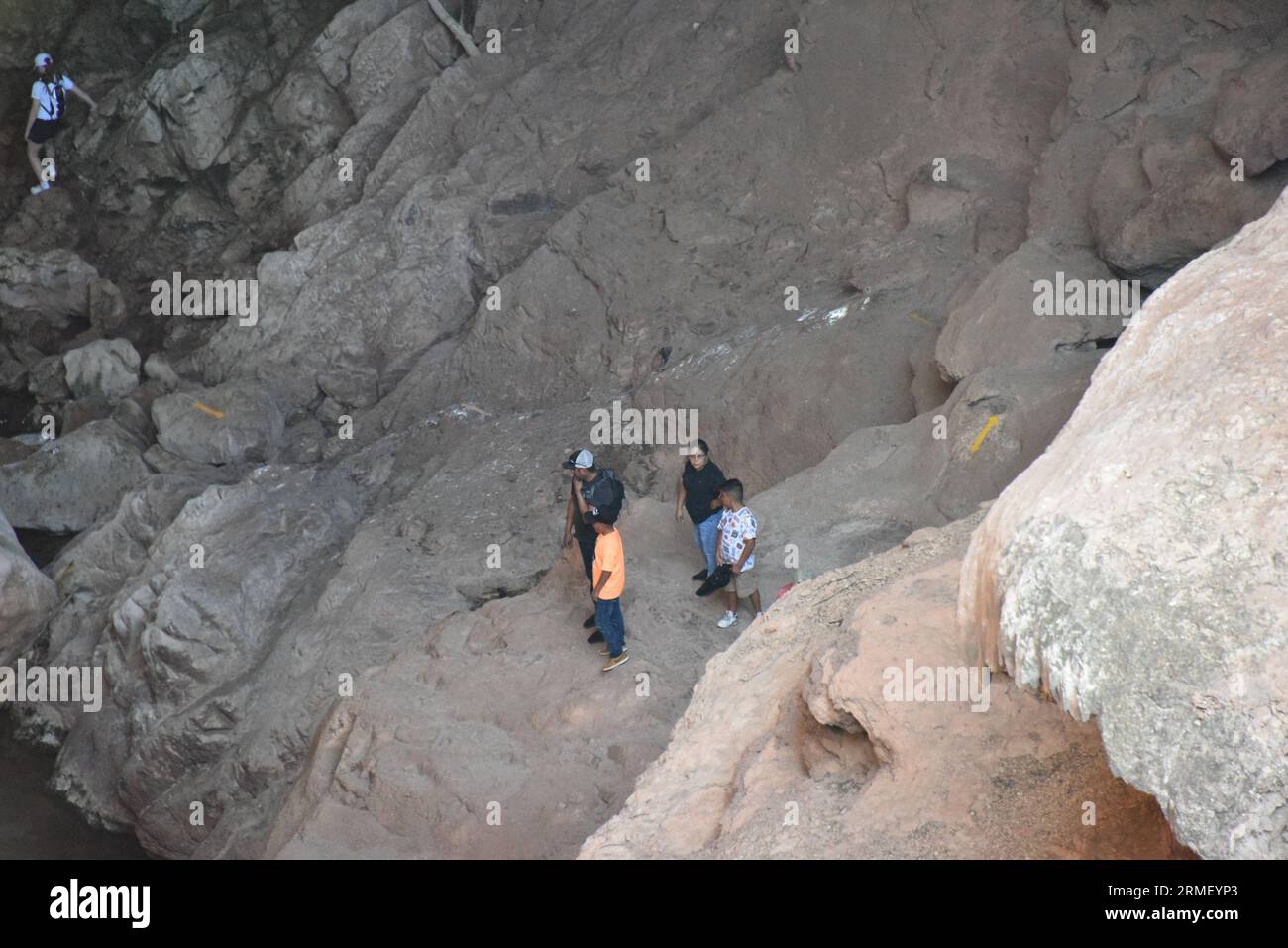 Pine, AZ. USA. TONTO NATURAL BRIDGE. Largest travertine bridge in the ...