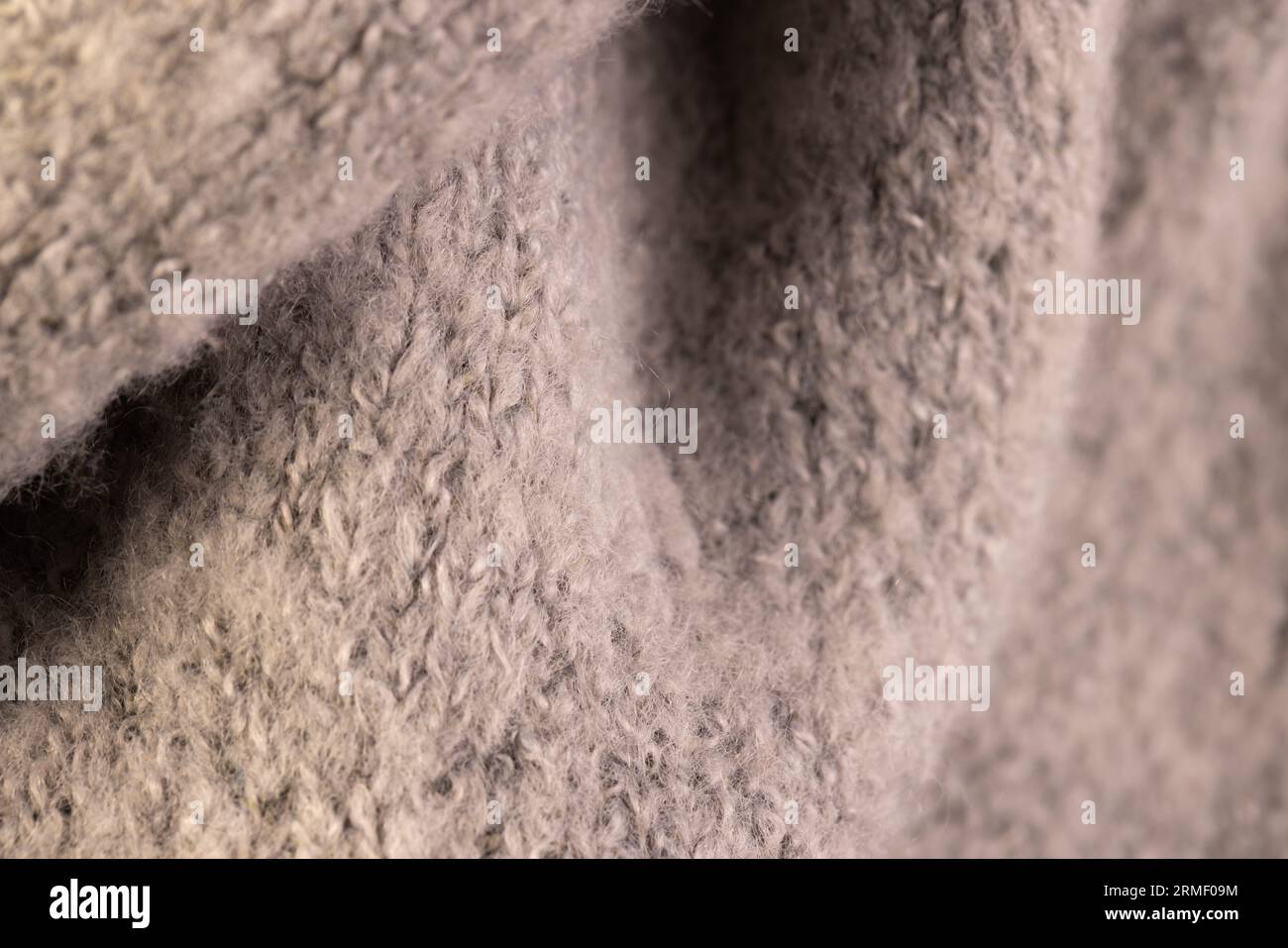 Micro close up of grey fluffy fabric with copy space Stock Photo - Alamy