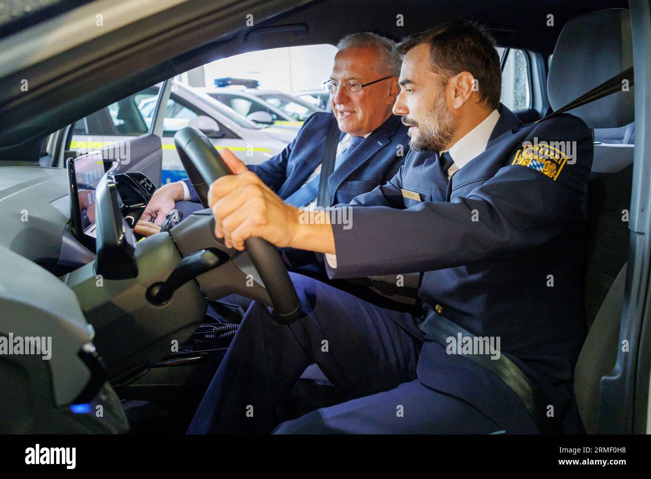 Interior of police patrol vehicle hi-res stock photography and images ...