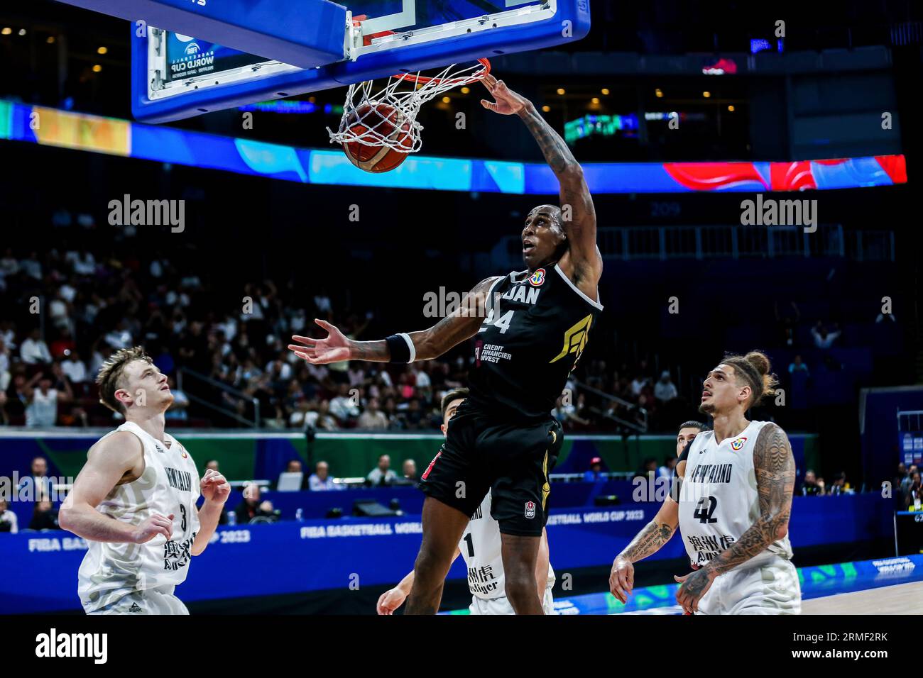 Manila, Philippines. 28th Aug, 2023. Rondae Hollis-Jefferson (C) of ...