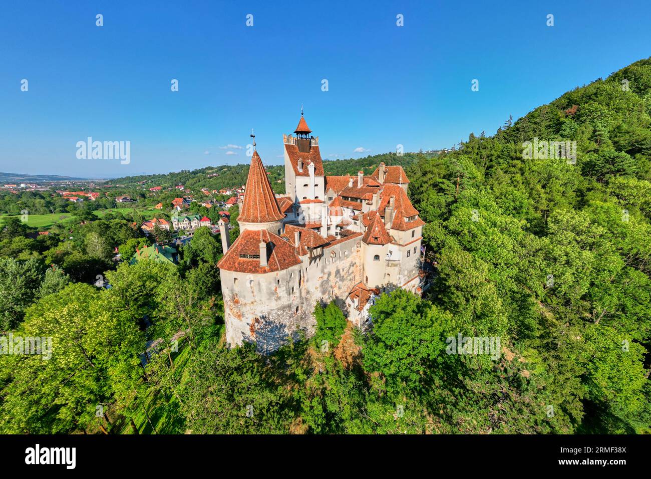Bran Castle, Romania. Place of Dracula in Transylvania, Carpathian ...