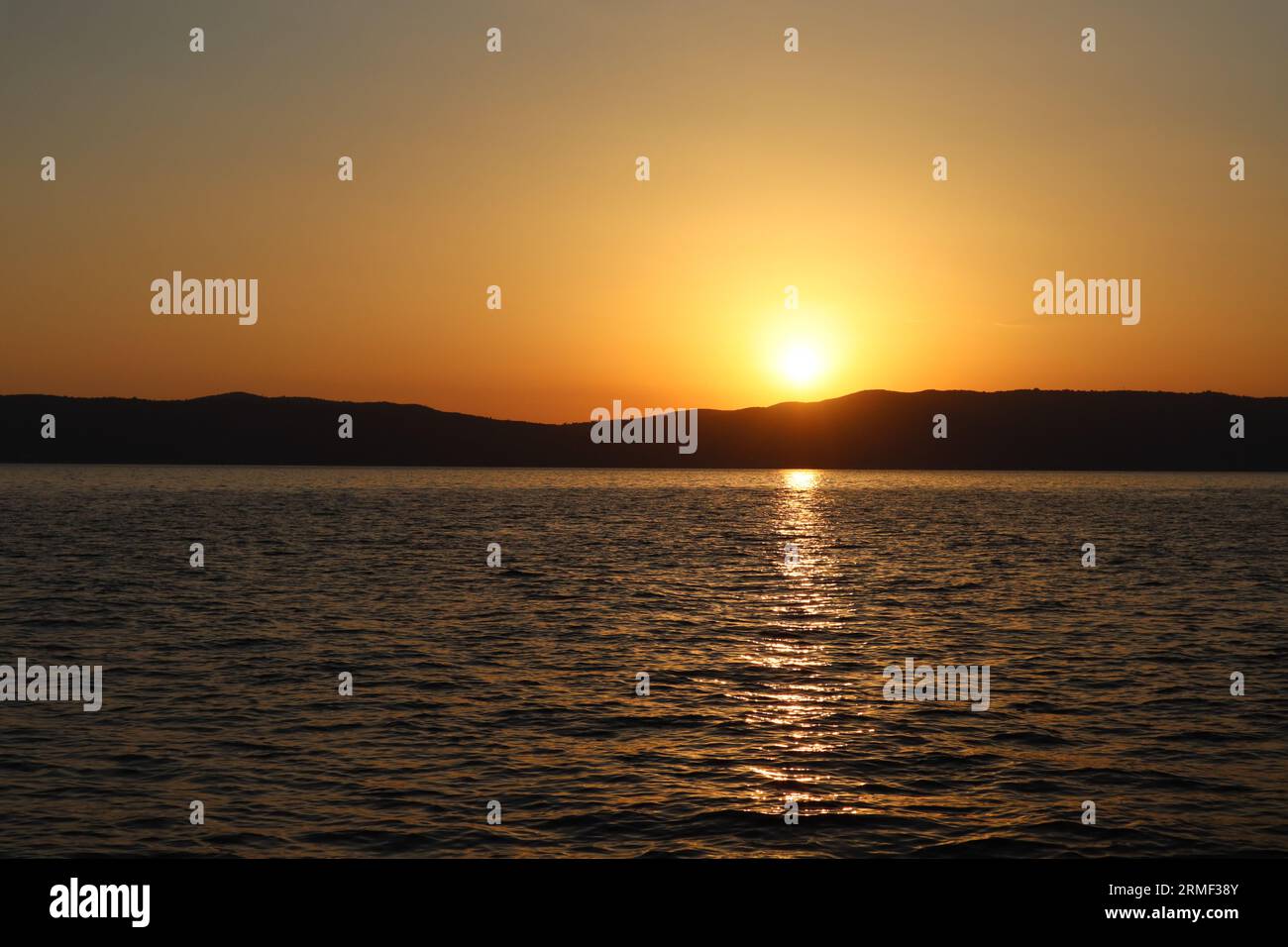 Sunrise Greek Islands Stock Photo - Alamy