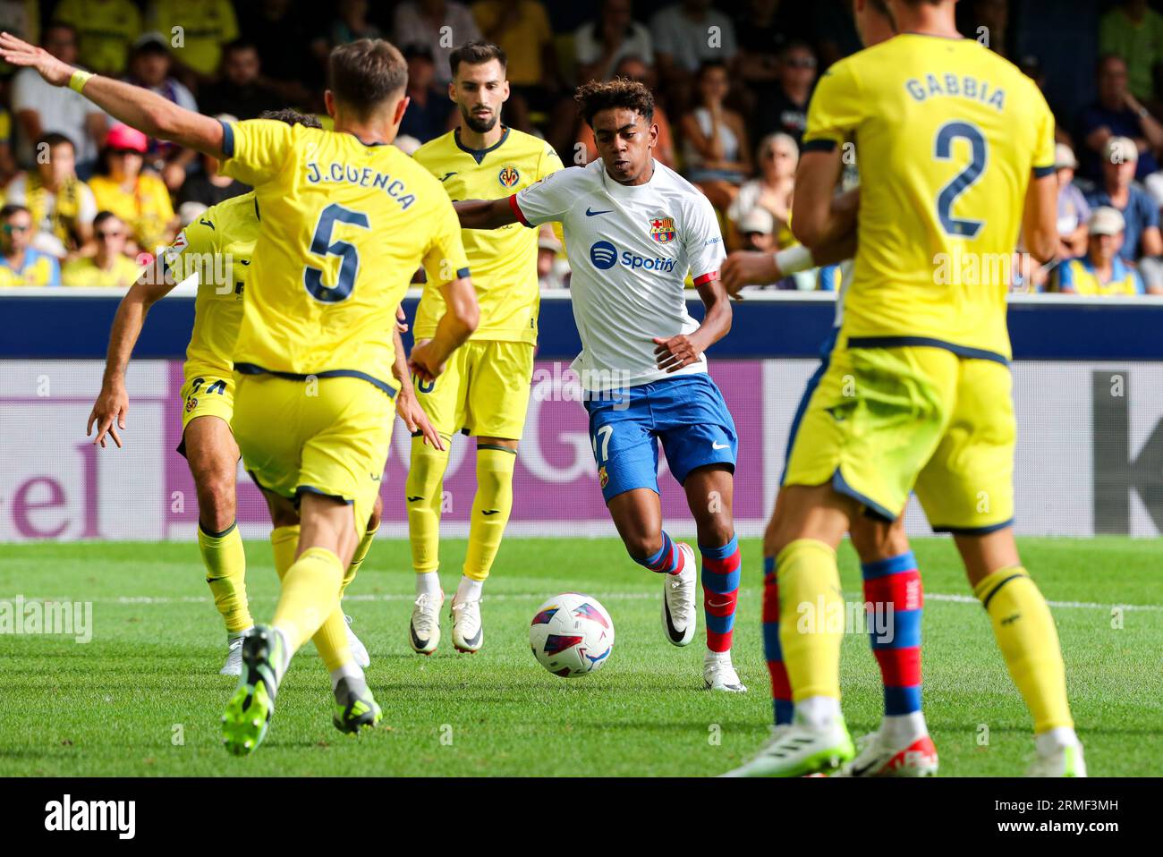 Lamine Yamal of Barcelona during the Spanish championship La Liga football match between ...
