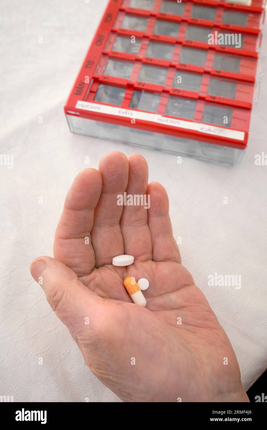 Medication organiser hi-res stock photography and images - Alamy