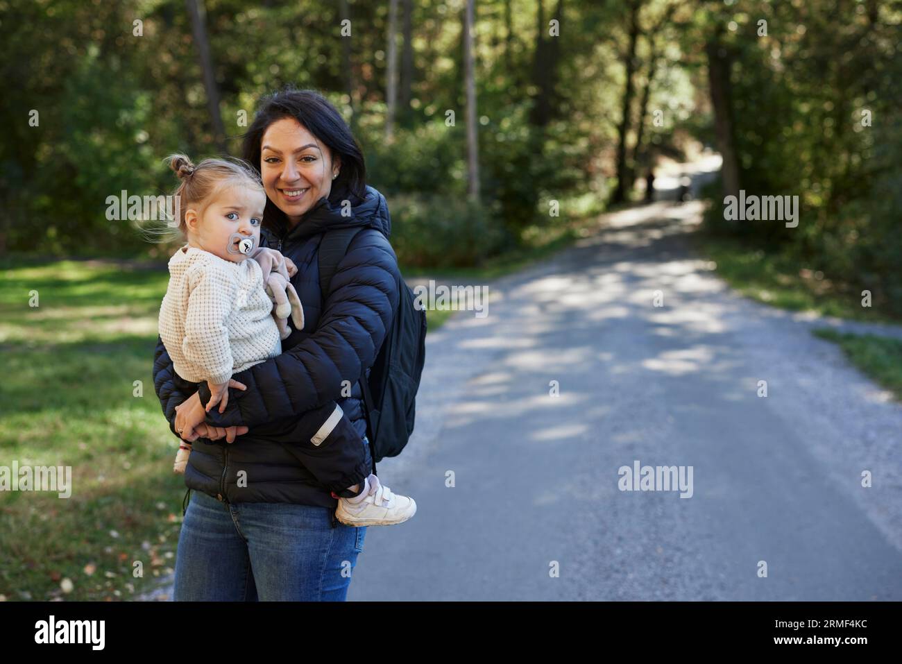 Mature woman carry child hi-res stock photography and images - Alamy