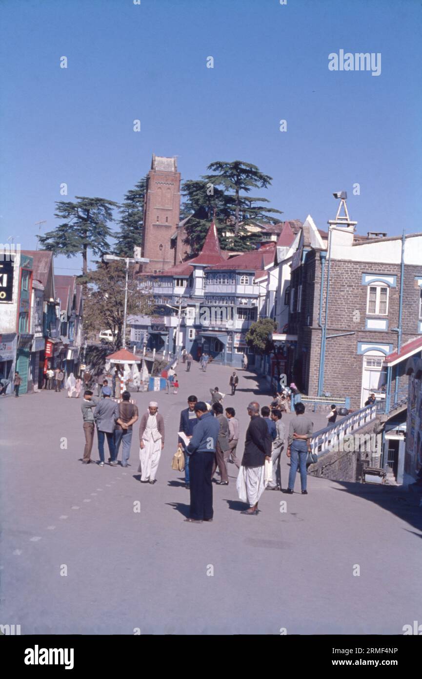 Shimla Hill Station, Himachal Pradesh, India Stock Photo - Alamy