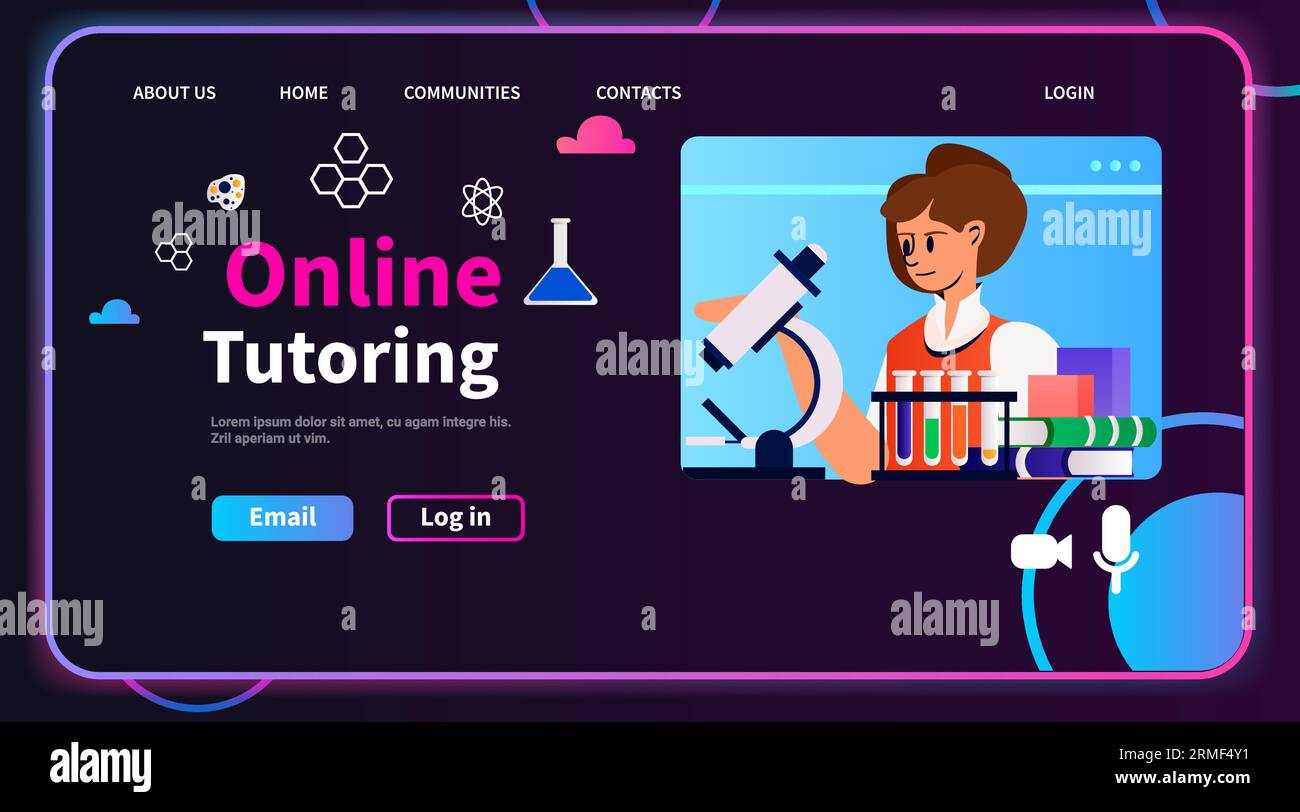 Students watching video classroom Stock Vector Images - Alamy