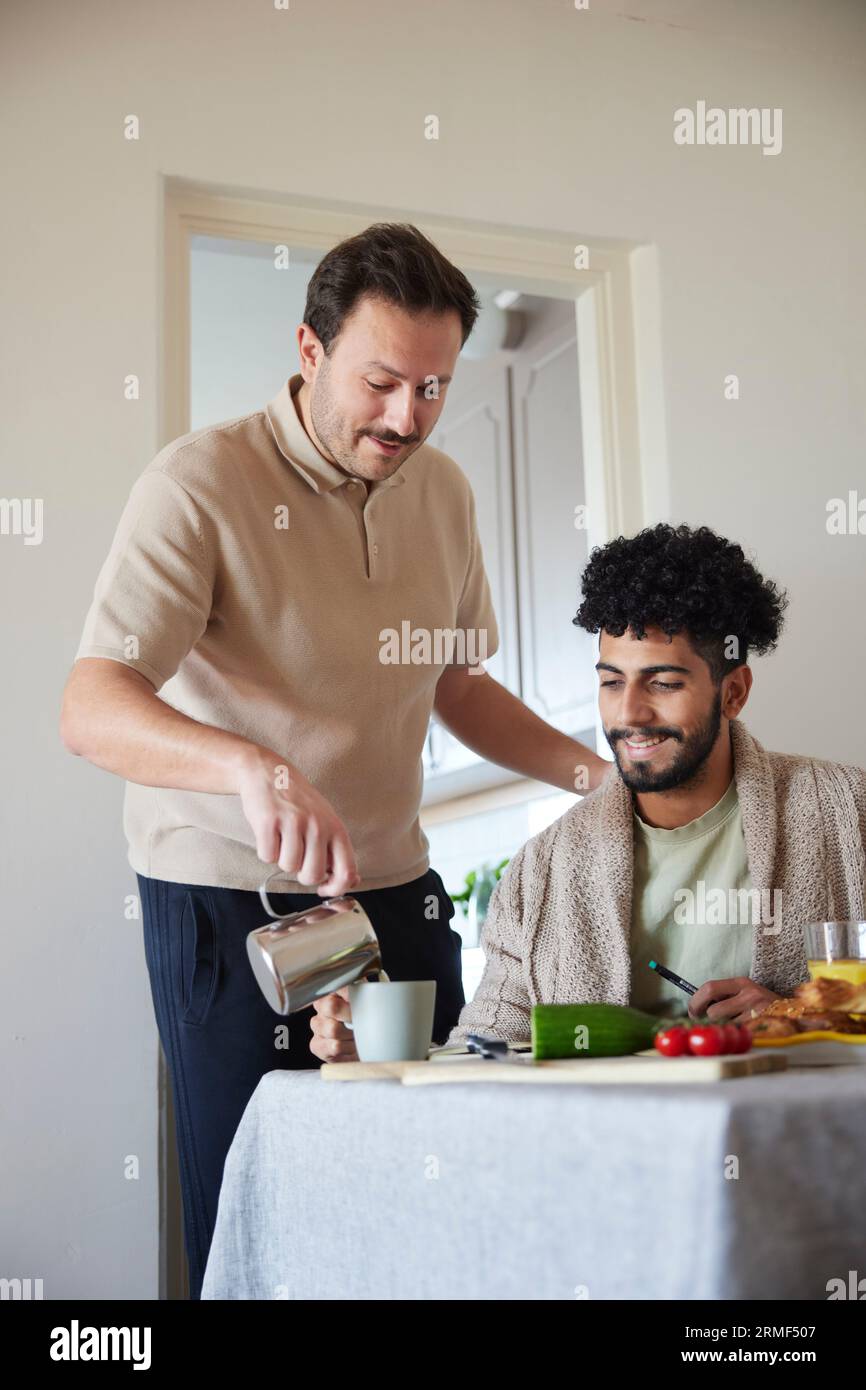 Gay breakfast hi-res stock photography and images - Alamy