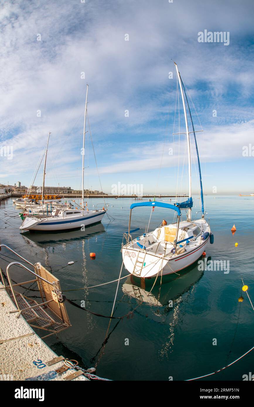 Porto Vecchio Trieste Harbour Adriatic Italy Stock Photo - Alamy